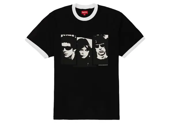 Supreme The Velvet Underground Ringer Tee Shirt