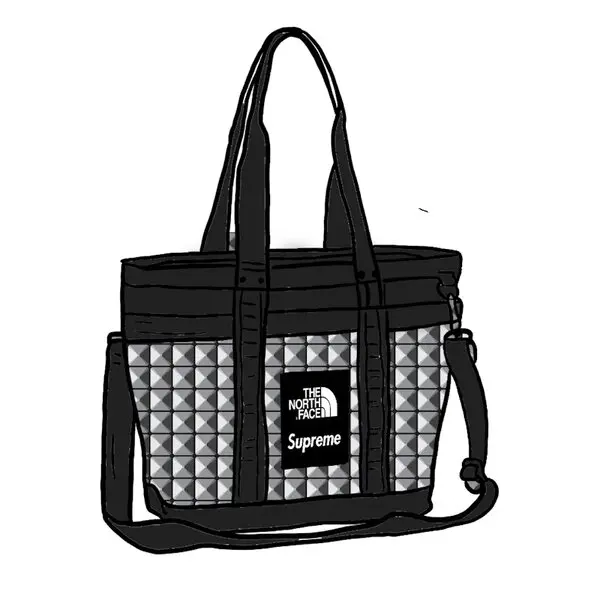 Supreme The North Face Studded Explore Utility Tote - Black