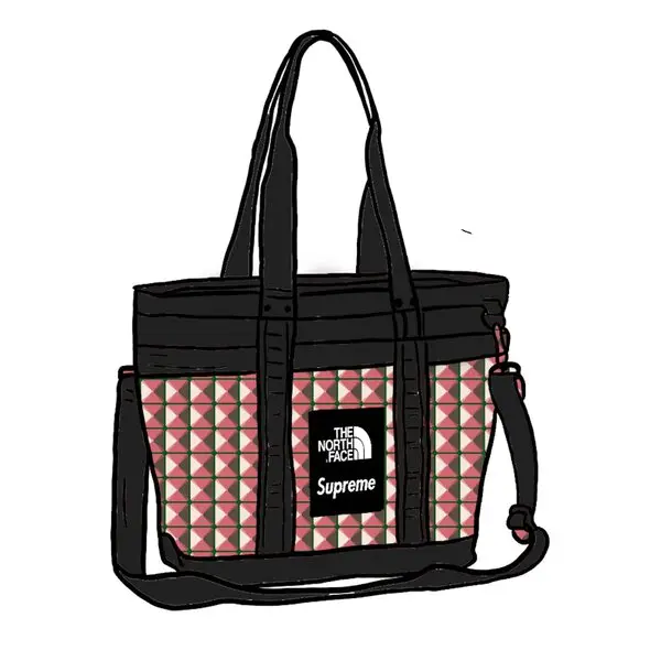 Supreme The North Face Studded Explore Utility Tote - Red