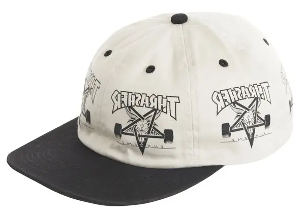 Supreme Thrasher 6-panel Cap - White