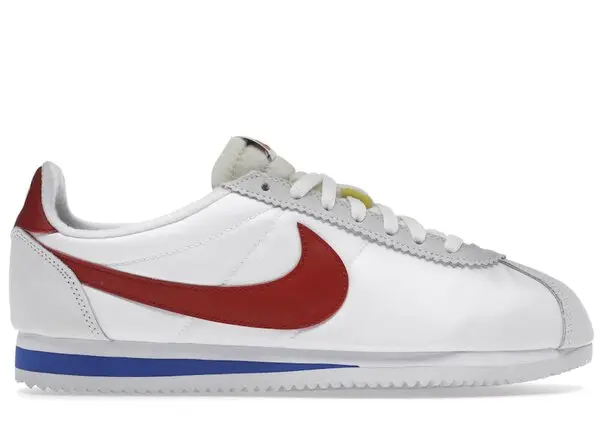 Nike Classic Cortez Nylon Sneakers - White/varsity Redone-colorvarsity Royal