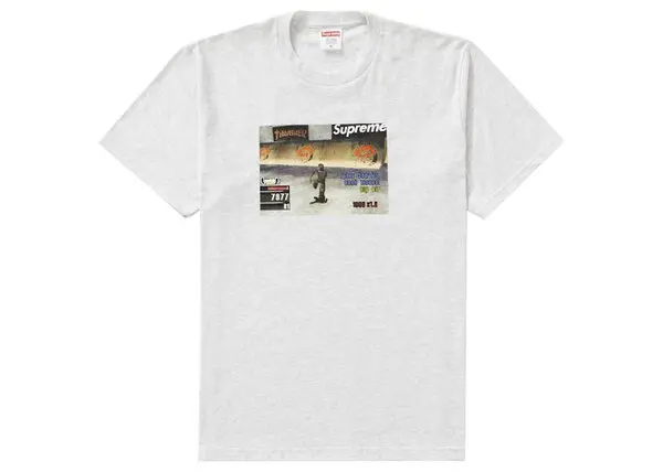 Supreme Thrasher Game Tee Shirt - Ash Grey
