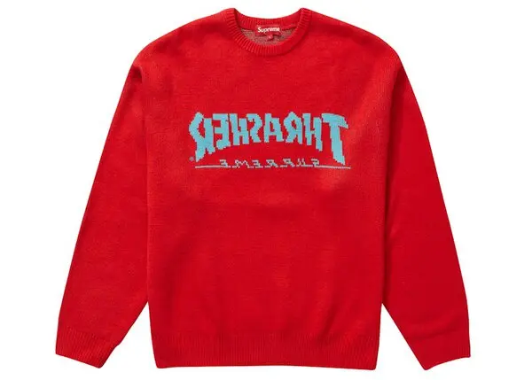 Supreme Thrasher Sweater - Red