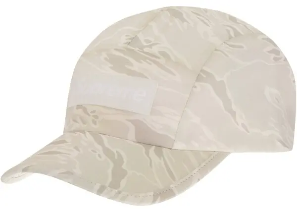 Supreme Tiger Camo Reflective Camp Cap - White
