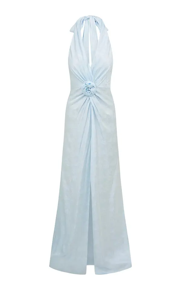 LoveShackFancy Lowry Rosette-detailed Gown