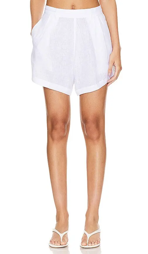 VITAMIN A The Getaway Short - White Ecolinen