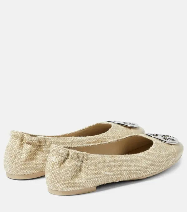 Tory Burch Claire Tweed Ballerinas
