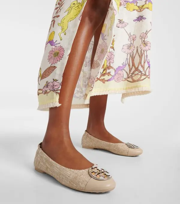 Tory Burch Claire Tweed Ballerinas