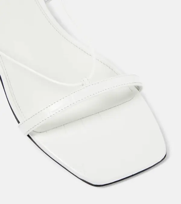 TOTEME Leather Sandals - White