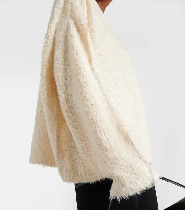 TOTEME Oversized Silk Sweater - Neutrals