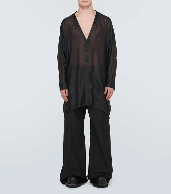 Rick Owens Larry Silk Shirt