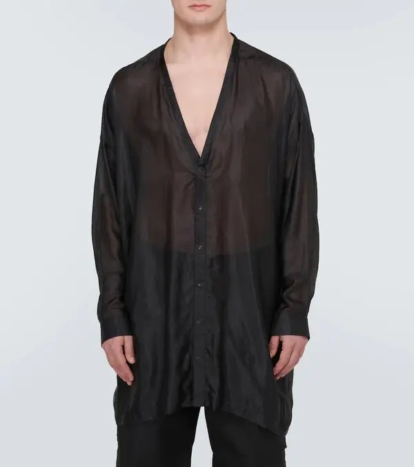 Rick Owens Larry Silk Shirt