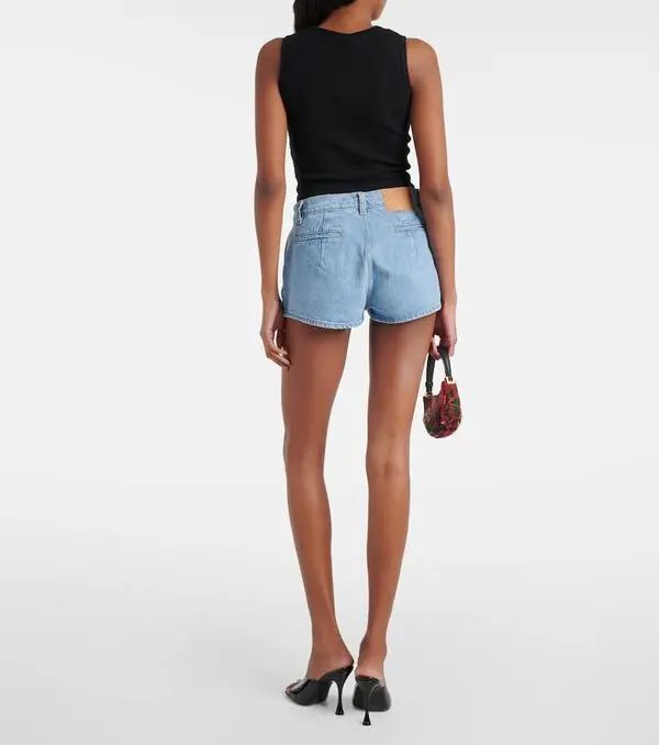Magda Butrym High-rise Denim Shorts