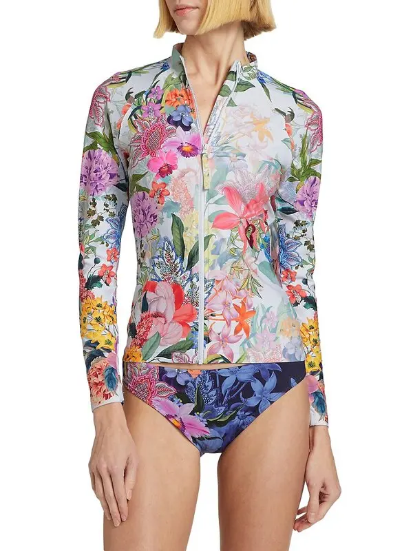 Johnny Was Neon Jungle Rashguard