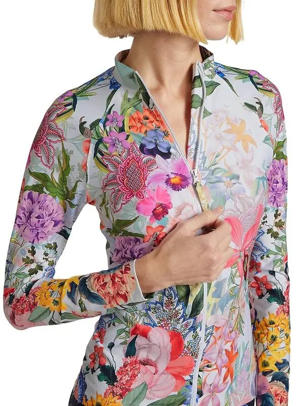 Johnny Was Neon Jungle Rashguard