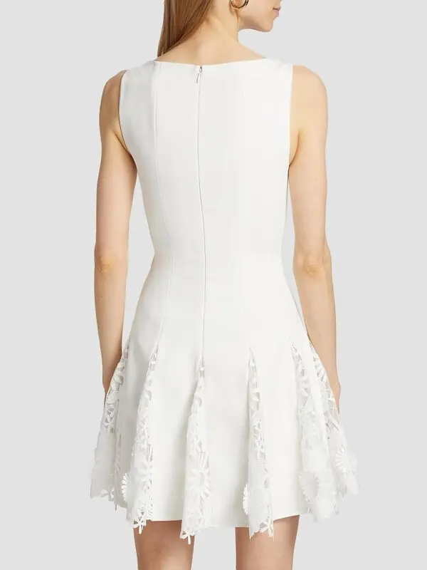 MILLY Ariel Cady 3d Lace Minidress