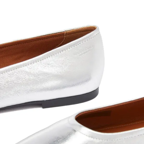 VAGABOND SHOEMAKERS Jolin Metallic Leather Ballet Pump