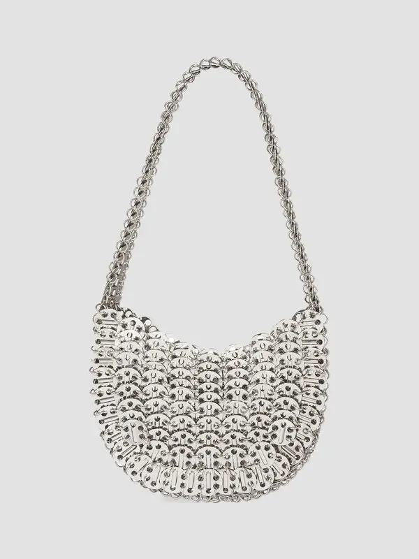 Rabanne 1969 Moon Shoulder Bag - Silver