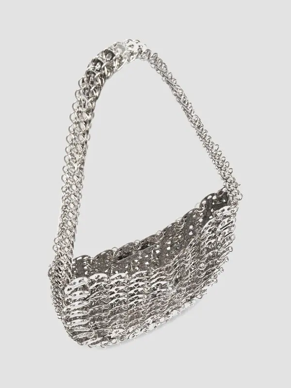 Rabanne 1969 Moon Shoulder Bag - Silver