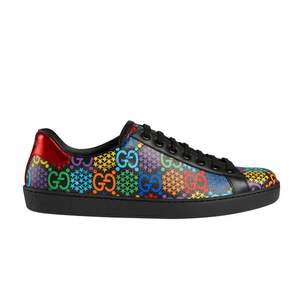 Gucci Ace Gg Supreme Low Top Sneakers - Black