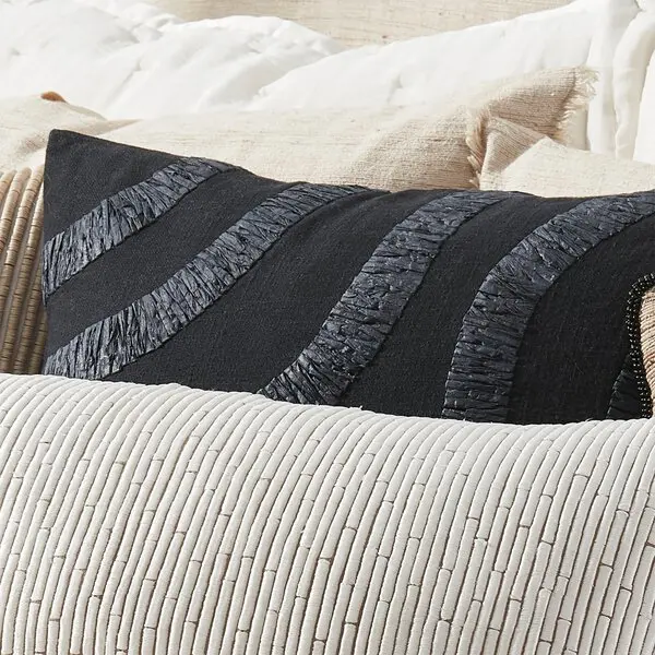 Donna Karan New York Home Wave Decorative Pillow, 14 X 20