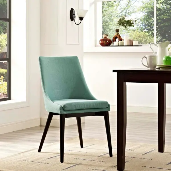 MODWAY Viscount Fabric Dining Chair - Laguna