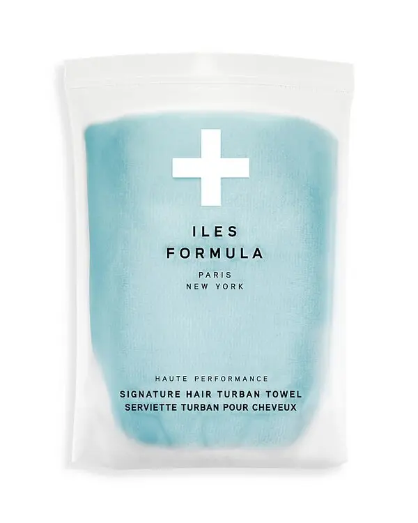 ILES FORMULA Hair Turban Towel - Blue