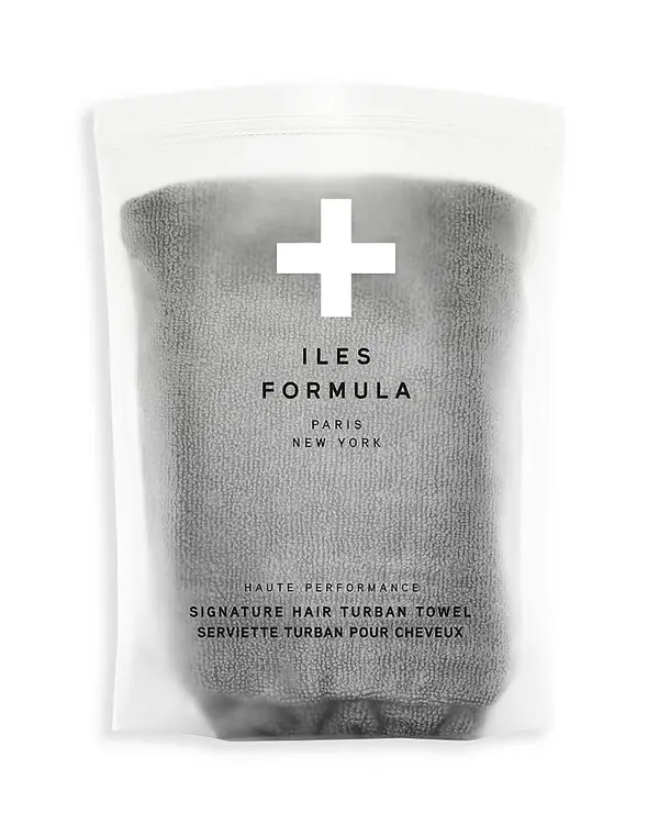 ILES FORMULA Hair Turban Towel - Grey