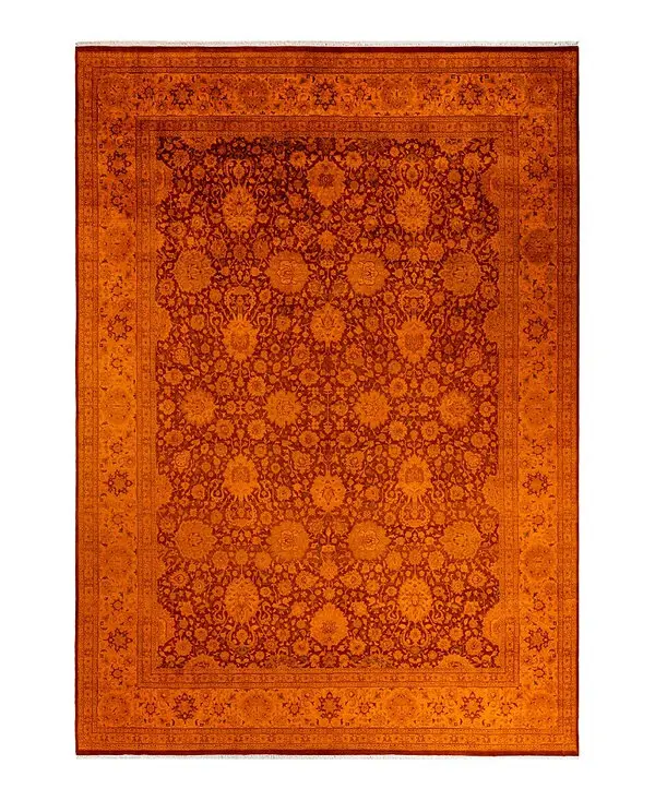 Bloomingdale'S Fine Vibrance M1463 Area Rug, 8'10 X 12'4 - Orange