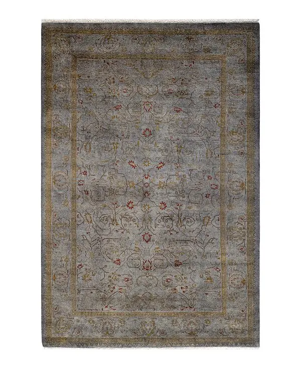 Bloomingdale'S Fine Vibrance M1543 Area Rug, 4'3 X 6'4 - Gray
