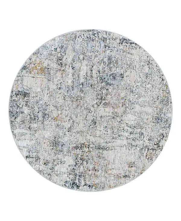 Livabliss Laila Laa-2305 Round Area Rug, 5'3 X 5'3 - Navy
