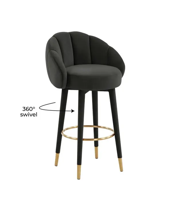 TOV FURNITURE Myla Swivel Bar Stool