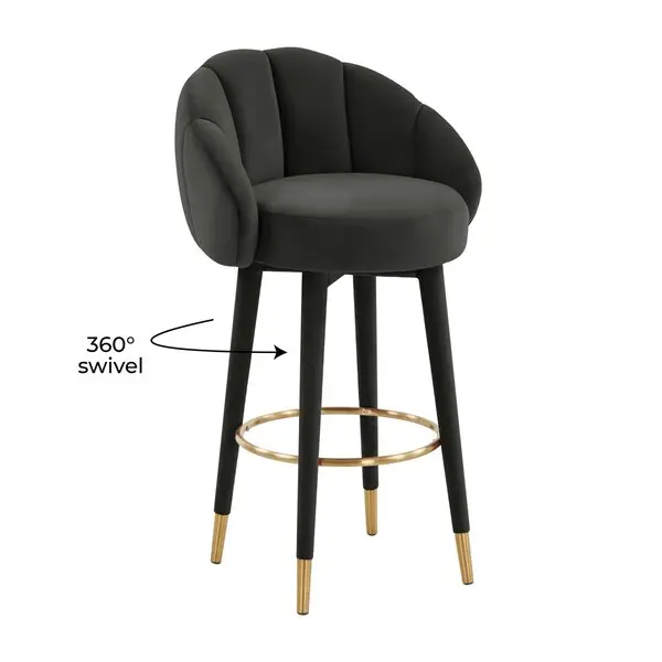 TOV FURNITURE Myla Swivel Bar Stool