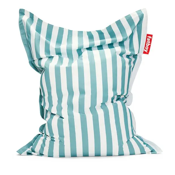 FATBOY Original Outdoor Bean Bag Chair - Stripe Azur
