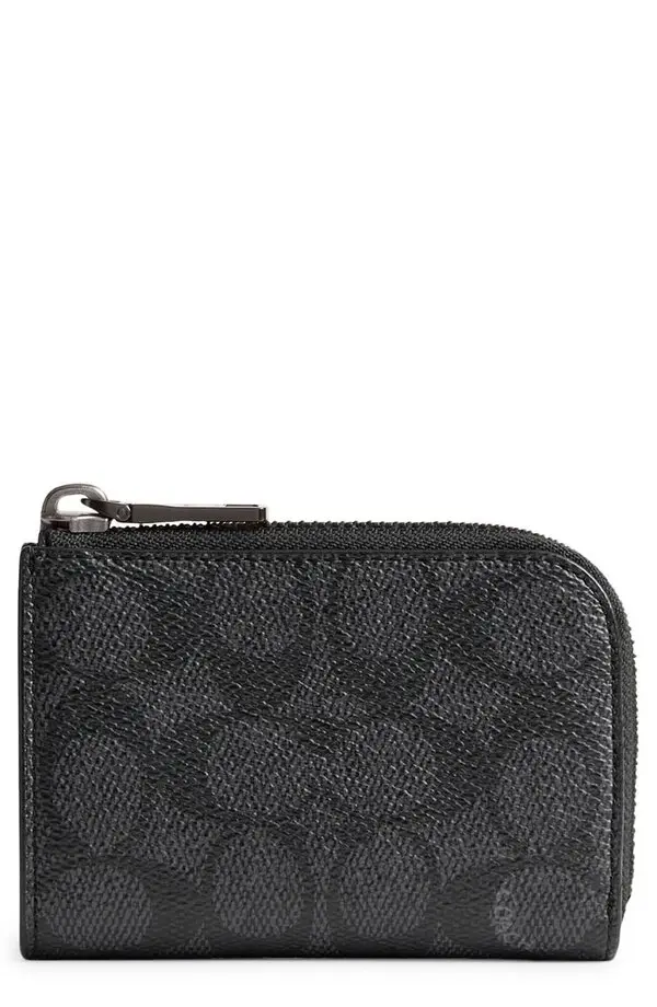 COACH® Logo Monogram Coated Canvas Wallet