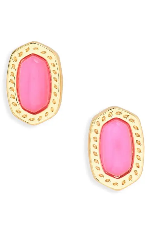 Kendra Scott Ellie Mini Stud Earrings - Gold Azalea Illusion