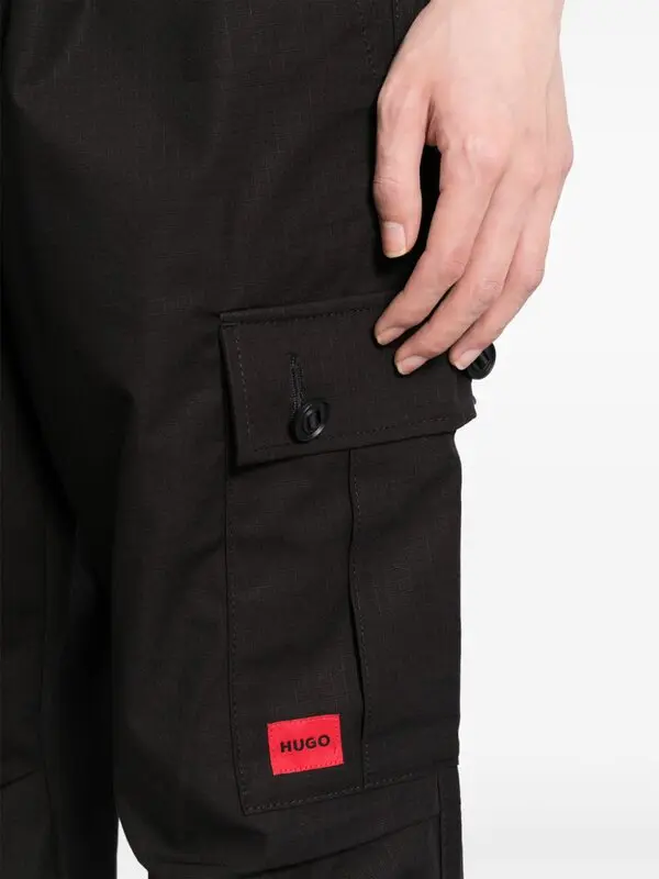Hugo Logo-appliqué Cargo Trousers