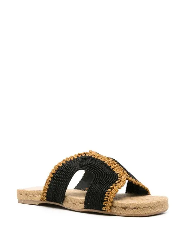 CastaÑer Pura Lurex Flat Sandals