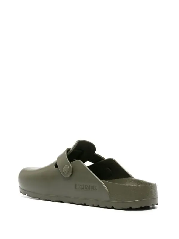 BIRKENSTOCK Boston Buckled Slippers - Green