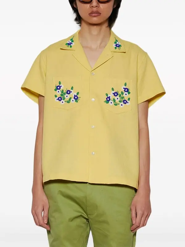 BODE Chicory Beaded Shirt