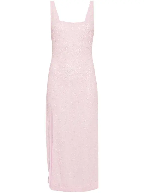 Staud Le Sable Midi Dress - Pink