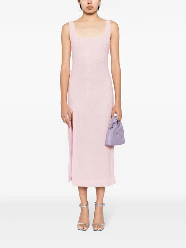 Staud Le Sable Midi Dress - Pink
