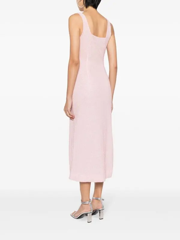 Staud Le Sable Midi Dress - Pink