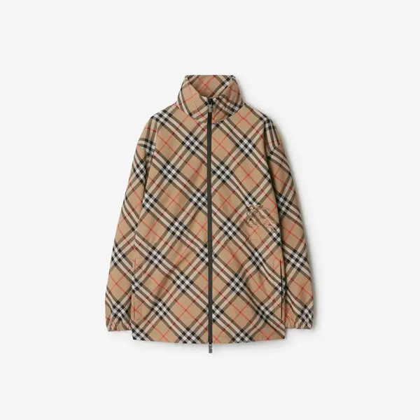 Burberry Check Jacket - Sand
