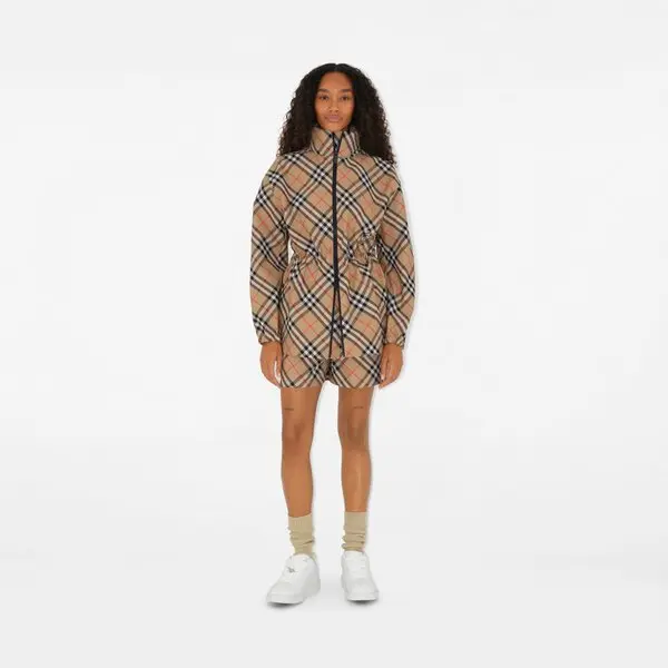 Burberry Check Jacket - Sand