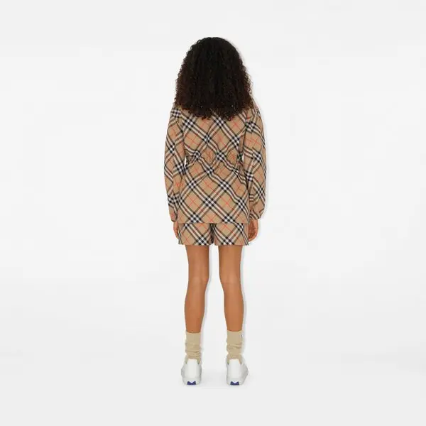 Burberry Check Jacket - Sand