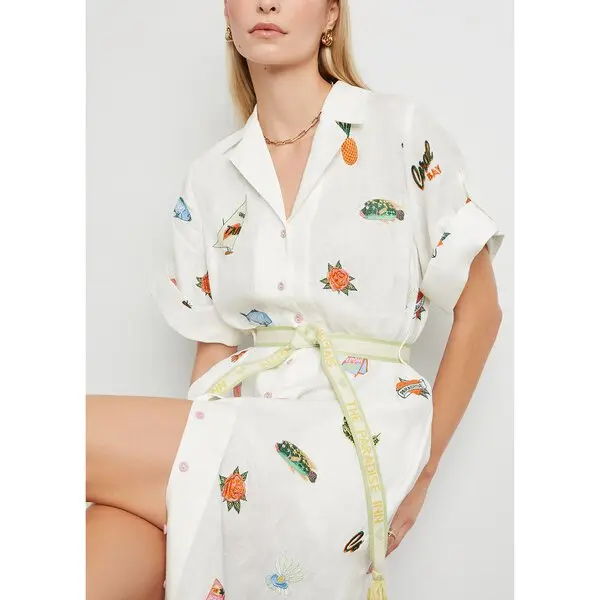 Alemais Marlin Embroidered Maxi Dress - Cream | Editorialist