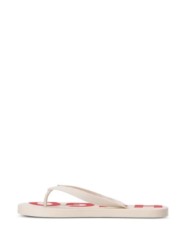 Hugo Boss Arvel Flip Flops In Neutrals 42% Off Editorialist
