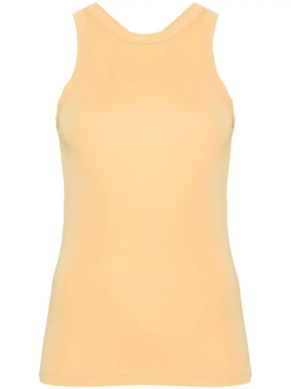 TOTEME Sleeveless Crepe Tank Top - Yellow