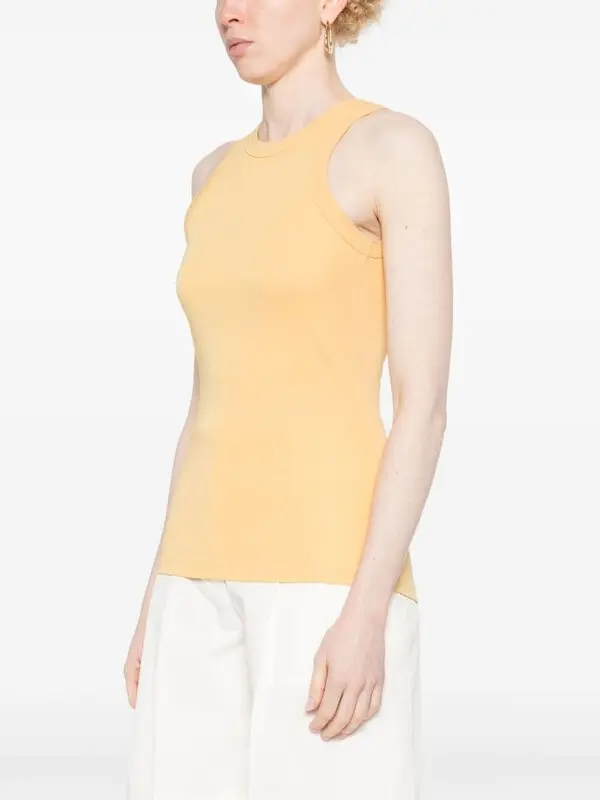 TOTEME Sleeveless Crepe Tank Top - Yellow